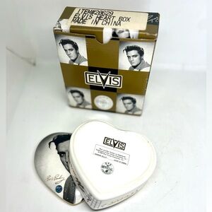 Jewelry | Elvis Presley Trinket Box Heartbreak Hotel Collectible Heart ...